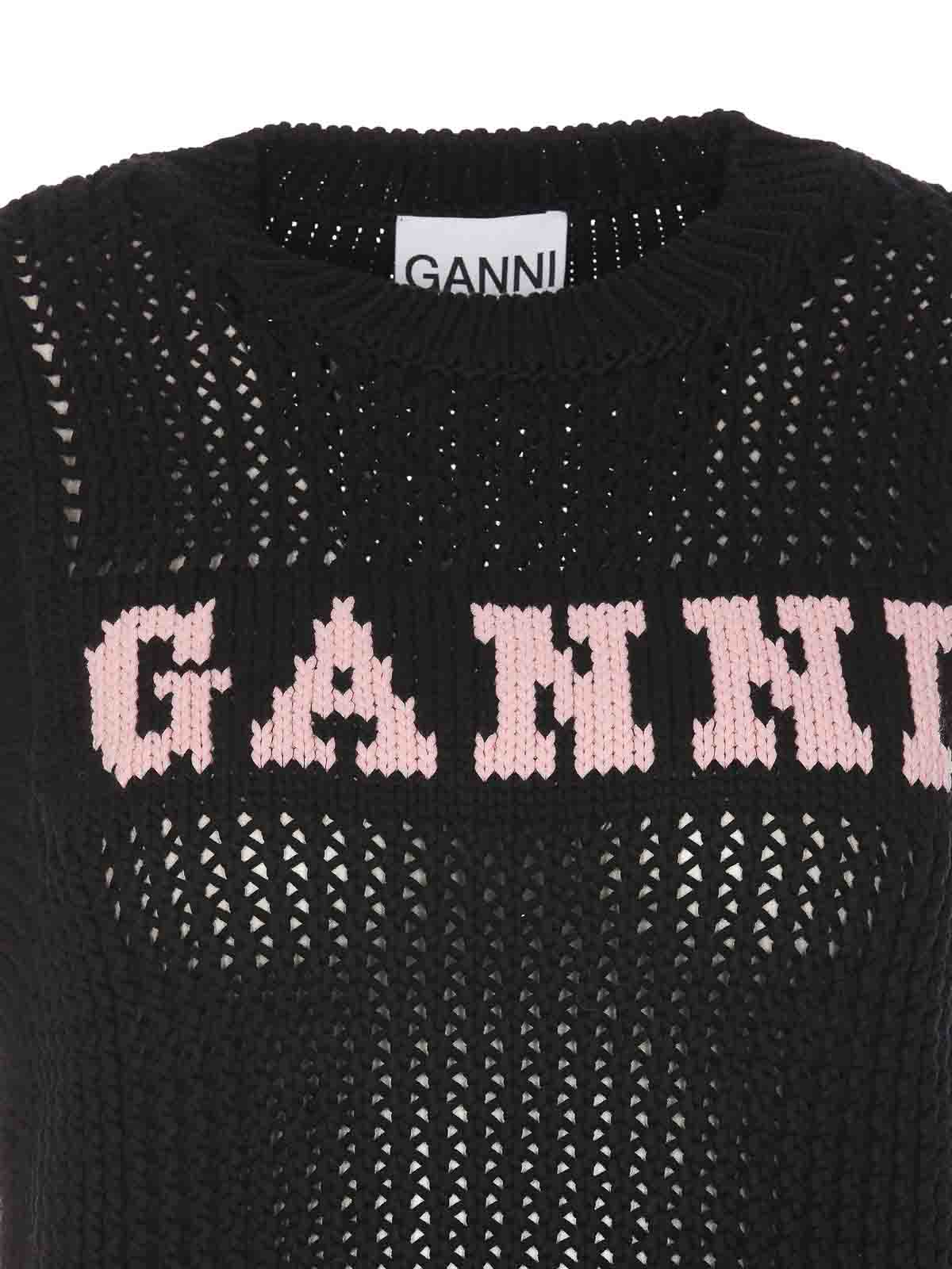 Ganni Logo vest - Black - Women | K2047099