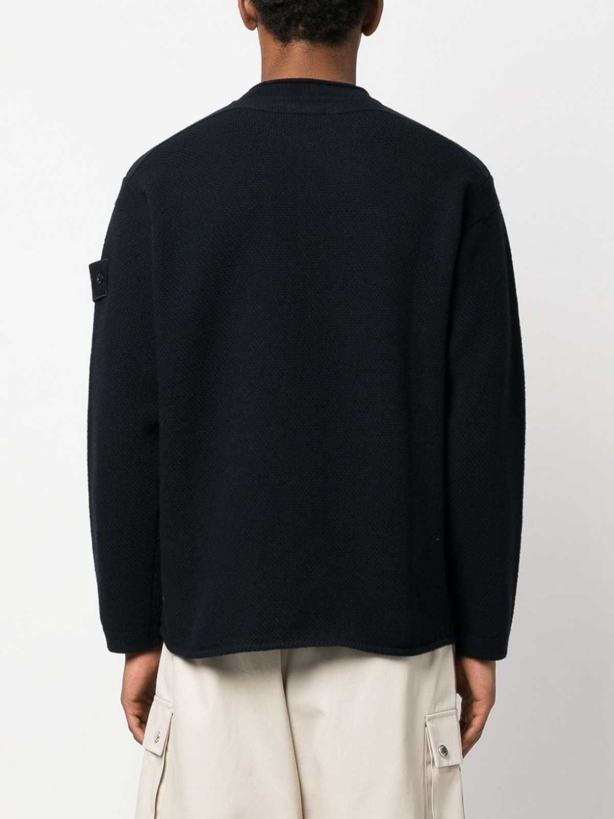 Crew necks Stone Island - Compass Knit Jumper - 7915562FAV0020 | thebs.com