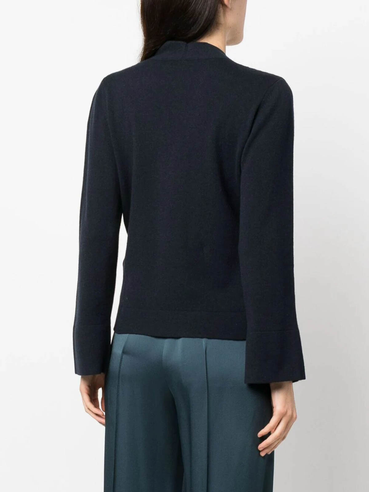 Fabiana Filippi V neck cardigan - Blue - Women | MAD223F312H7375131