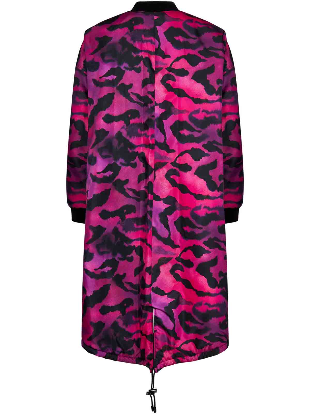 Alexandre Vauthier Reversible Neon Pink Hooded Parka ...