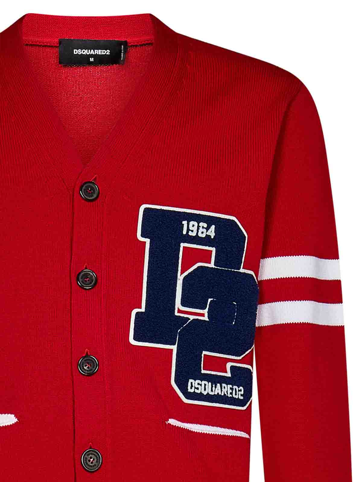 Cardigans Dsquared2 - Logo Cardigan - S71HA1230S18366961 | thebs.com