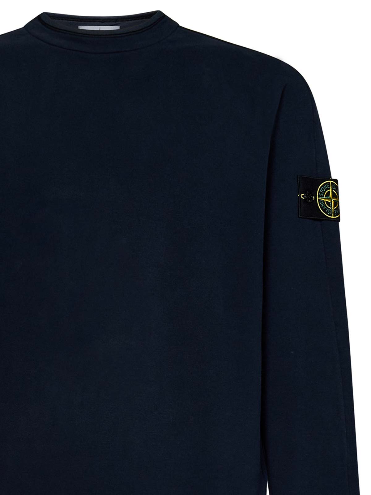 Stone Island Midnight Blue Stretch Cotton Sweatshirt | MO791561352V0020