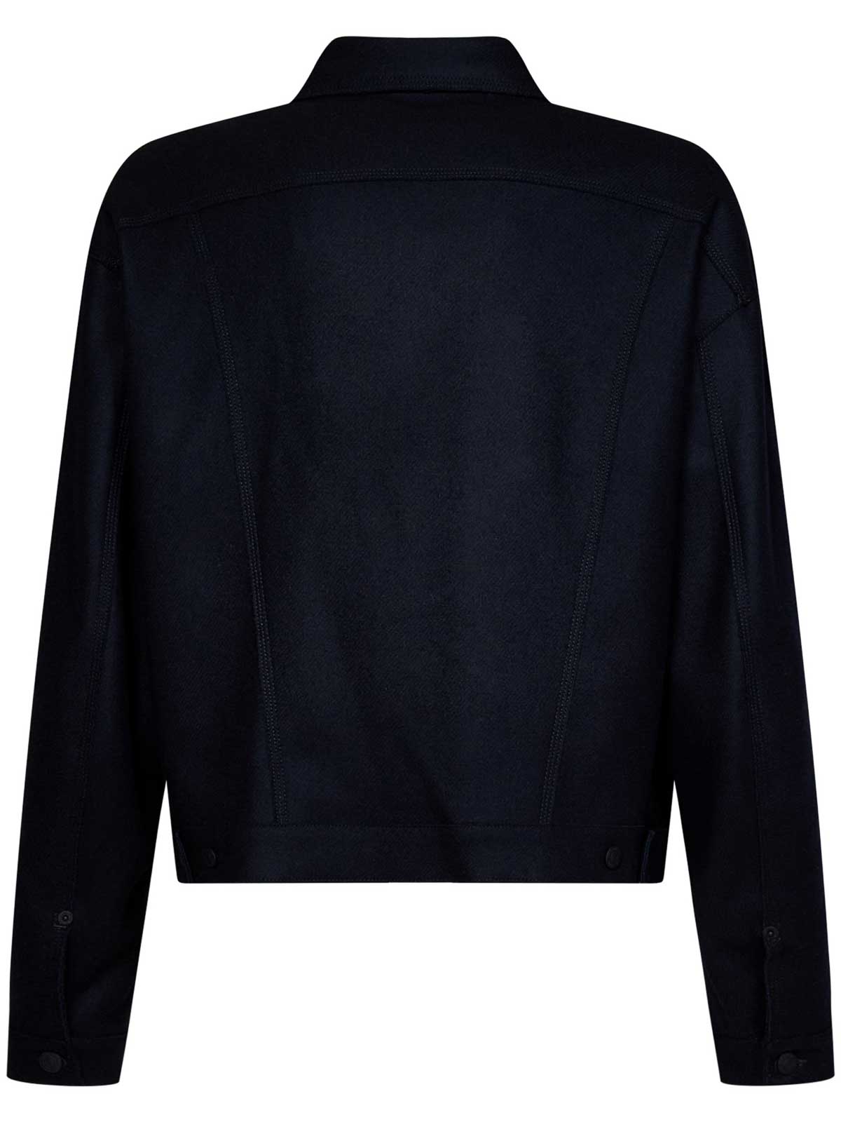Casual jackets Dsquared2 - Stretch Wool Blend Midnight Blue Jacket ...