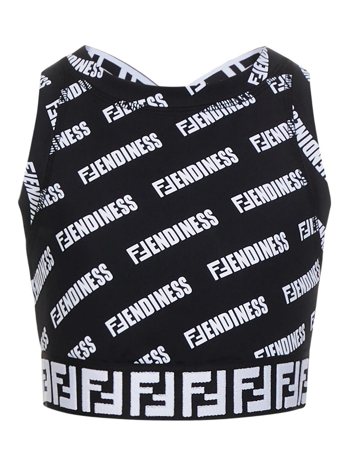 Tops und Tank Tops Fendi Jr - Top - Schwarz - JFI272AJ2EF0GME