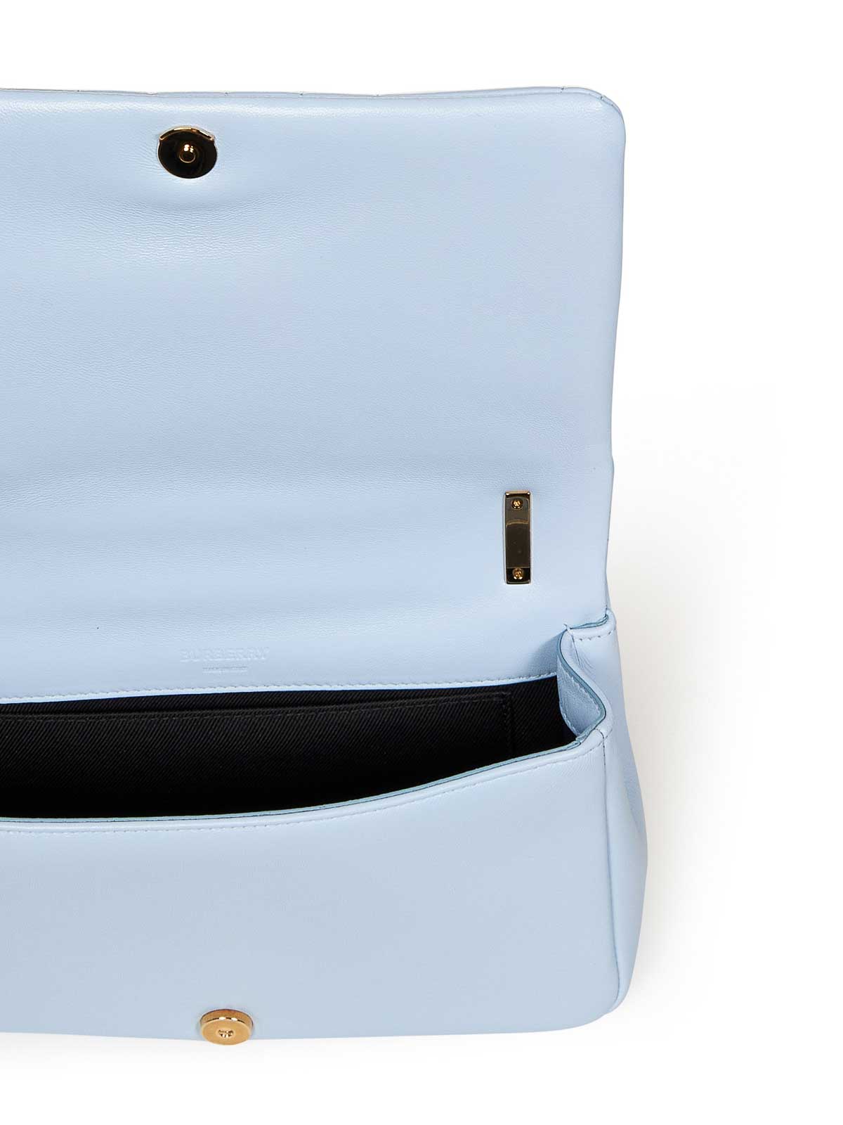 Burberry Powder Blue Lola Shoulder Bag - Blue - Women | 8059511