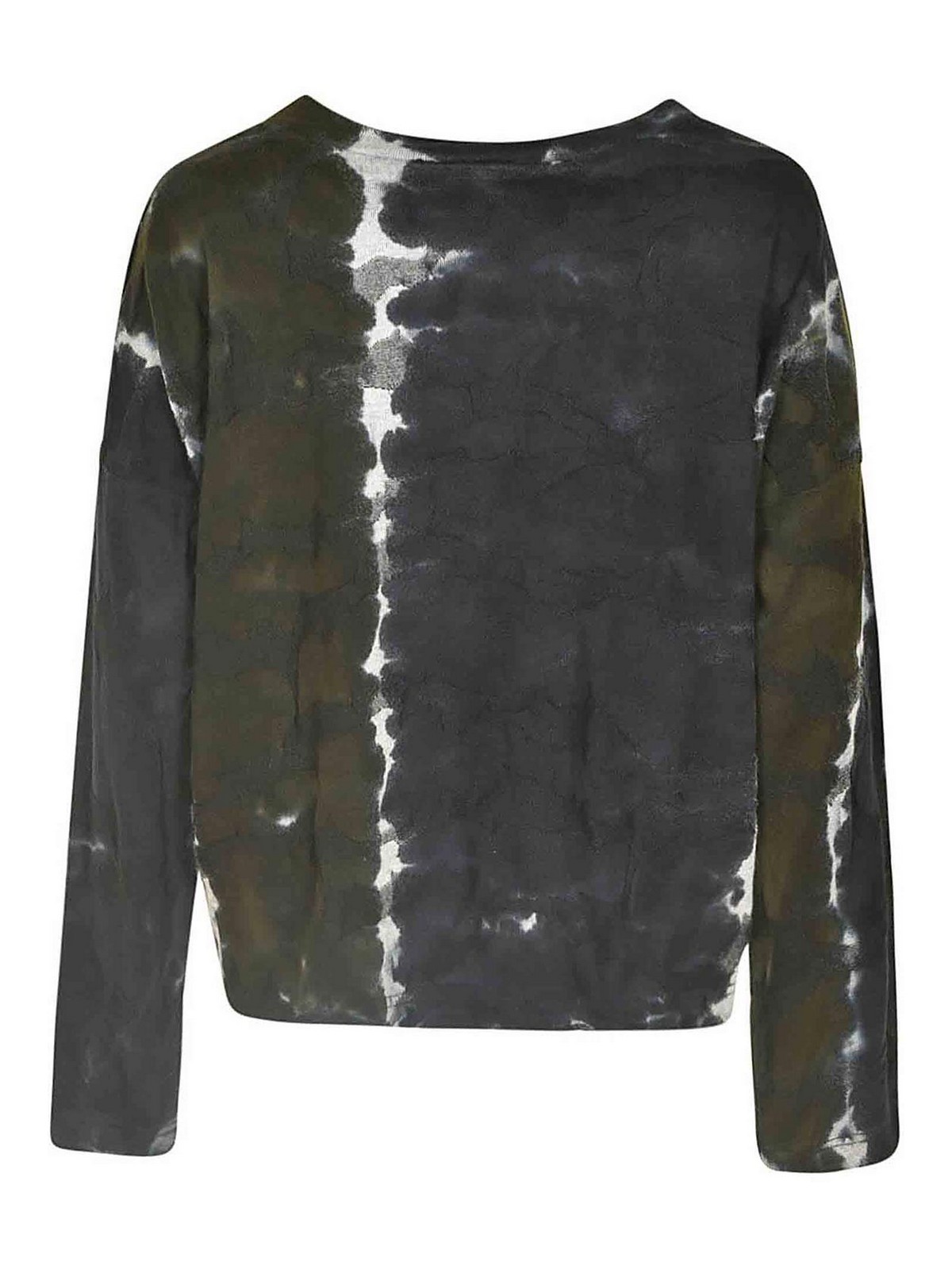 Boat necks Yohji Yamamoto - Long boxy fit crew neck - YUT136742