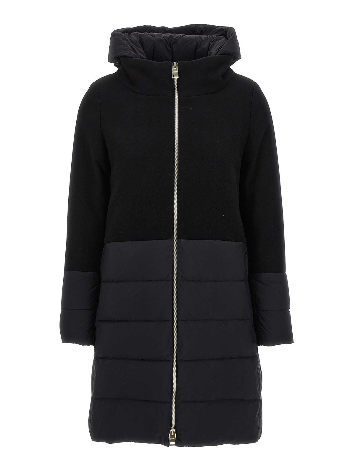 Parkas Herno - Diagonal and nuage wool parka - PI001760D396019300