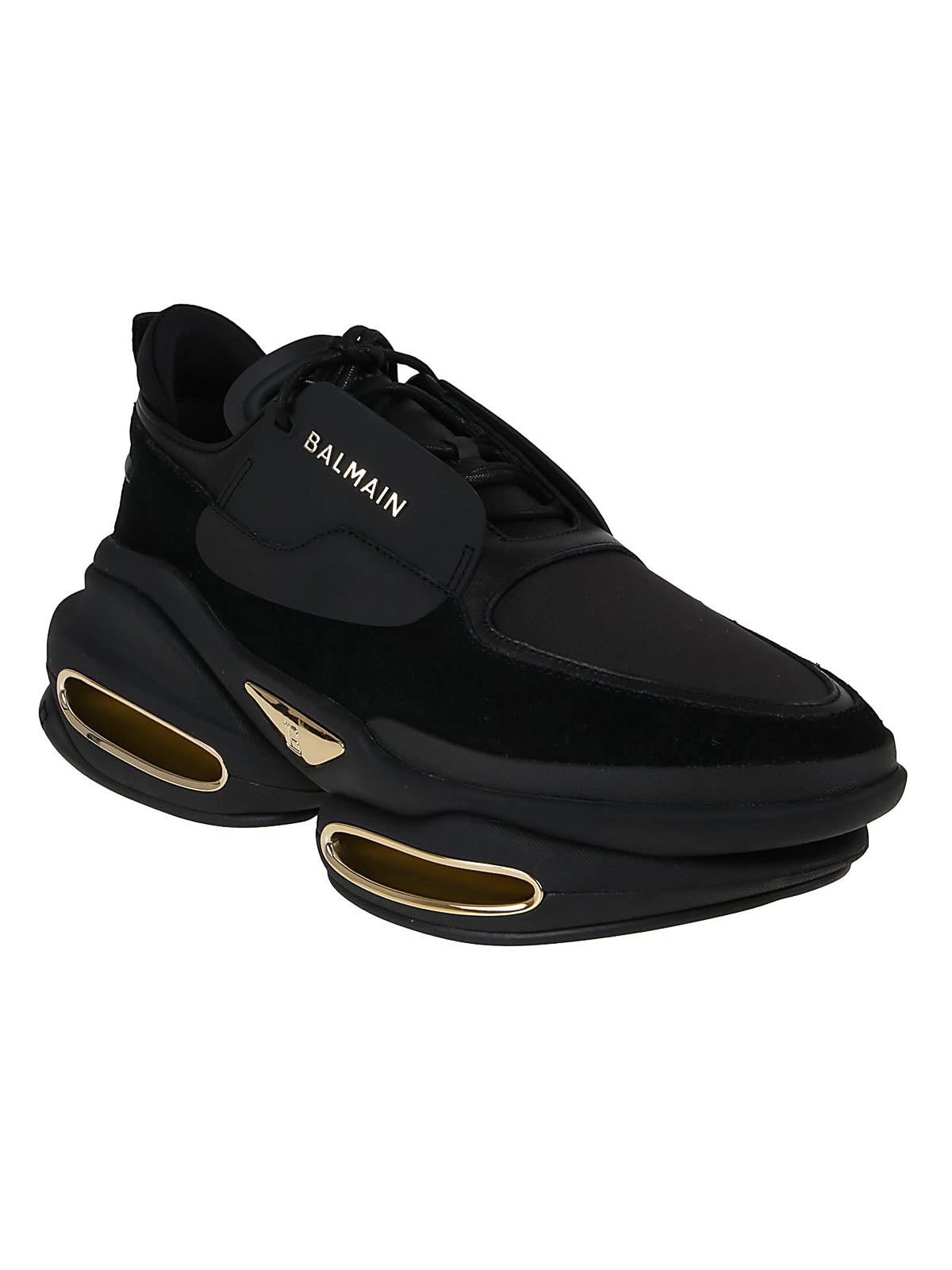 Trainers Balmain - B bold low-calfskin&suede - BM1VI277LSSE0PA | thebs.com