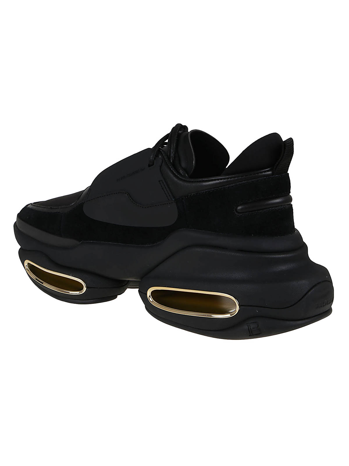 Trainers Balmain - B bold low-calfskin&suede - BM1VI277LSSE0PA | thebs.com