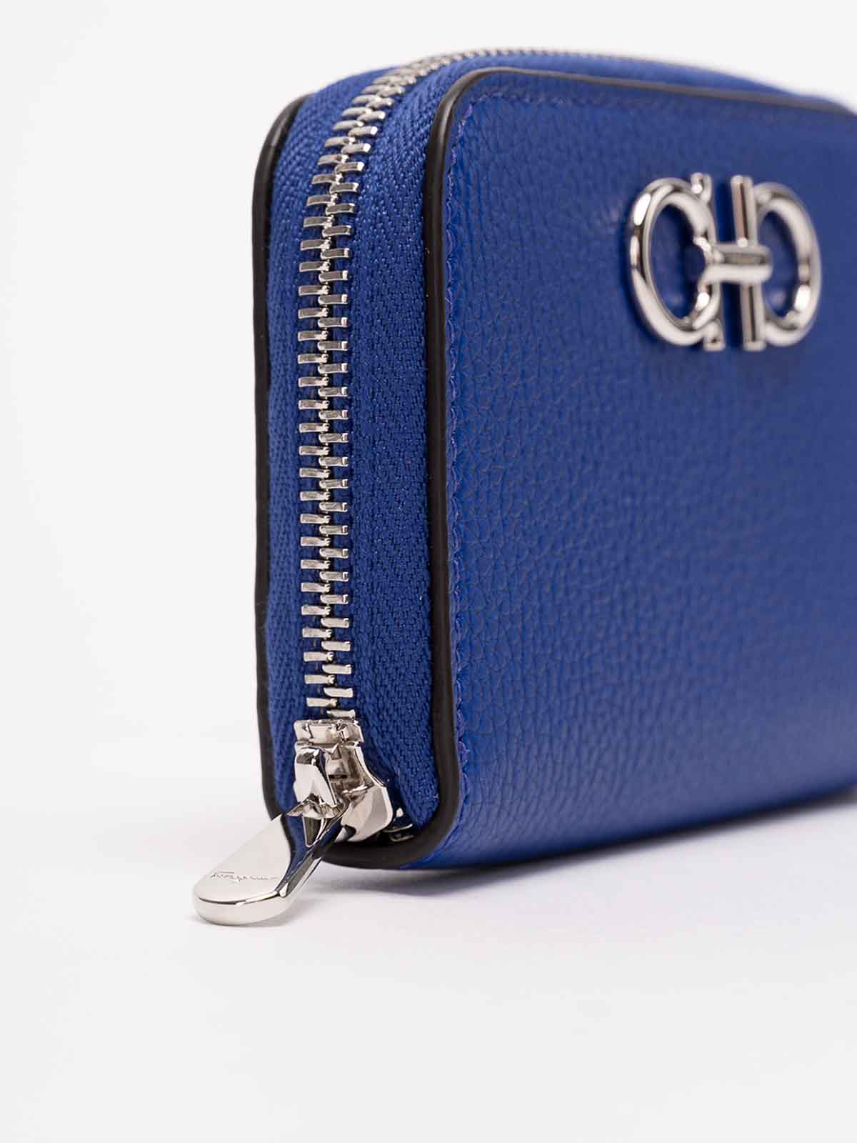 Wallets & purses Ferragamo - `gancino soft` leather credit card case ...