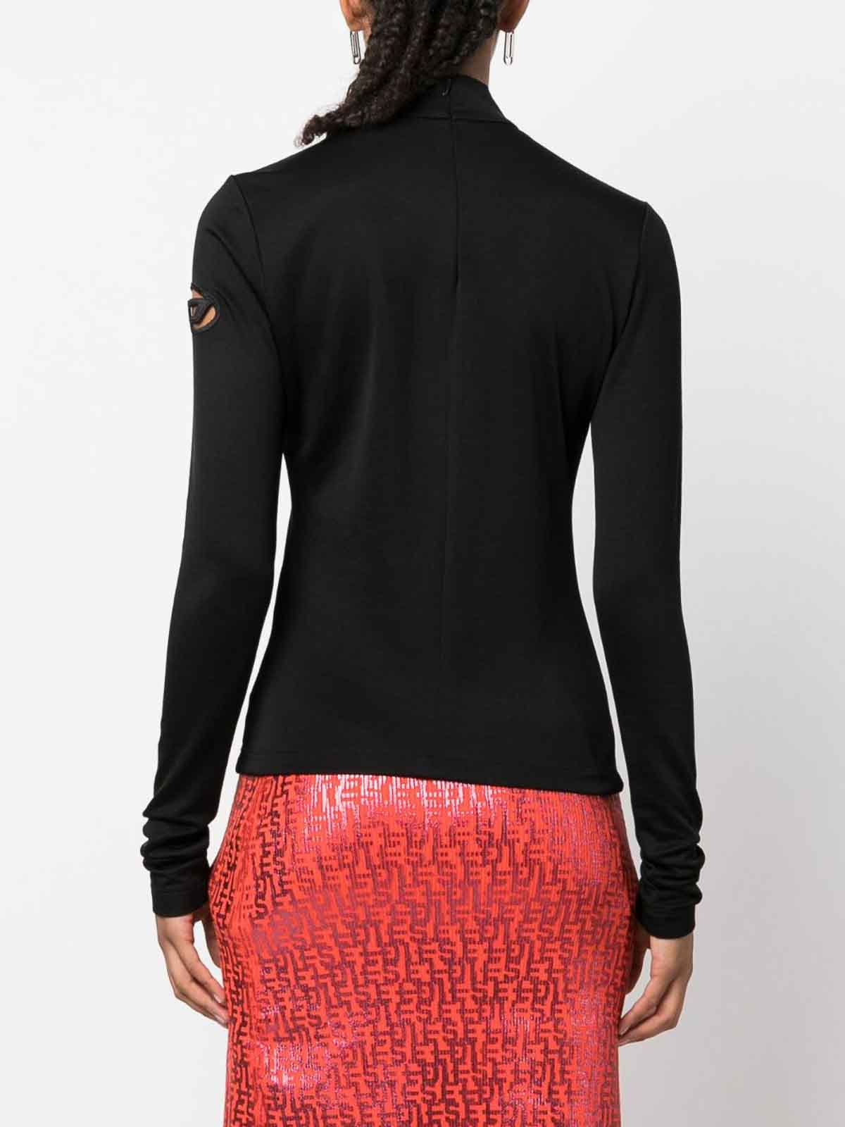 Diesel `t-astra-od` top - Black - Women | A105370BMAD9XX