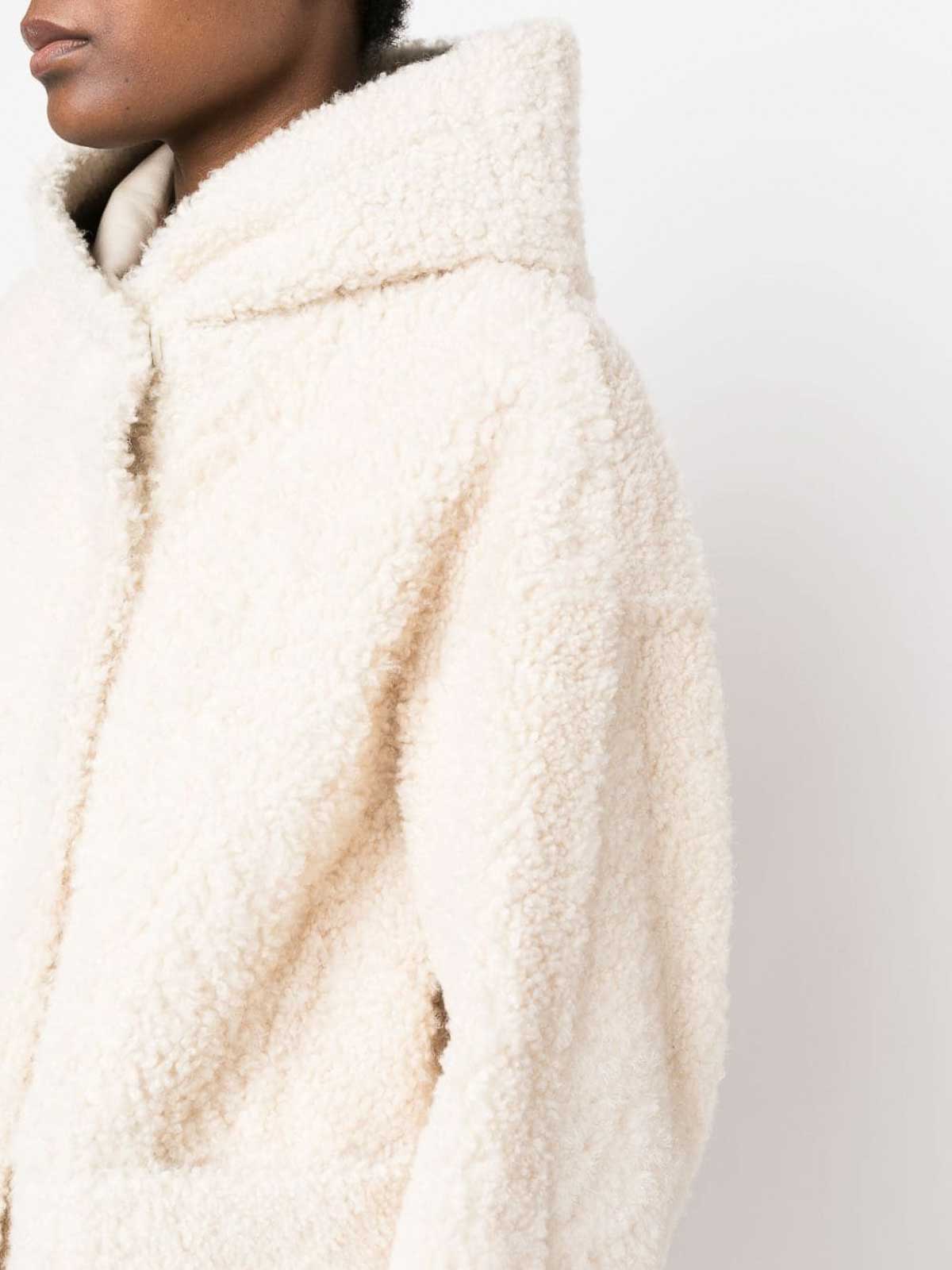 Casual jackets Furling By Giani - `cot` reversible hooded jacket - LIVCOTOIVORY