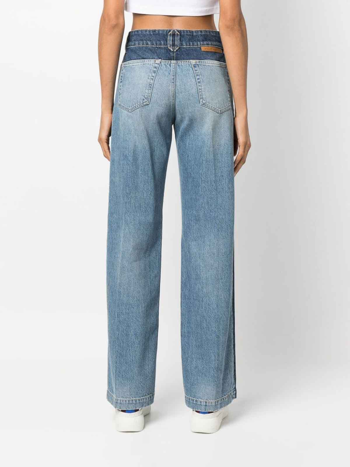 Stella Mccartney panelled straight-leg jeans | 6D02263SPH514406