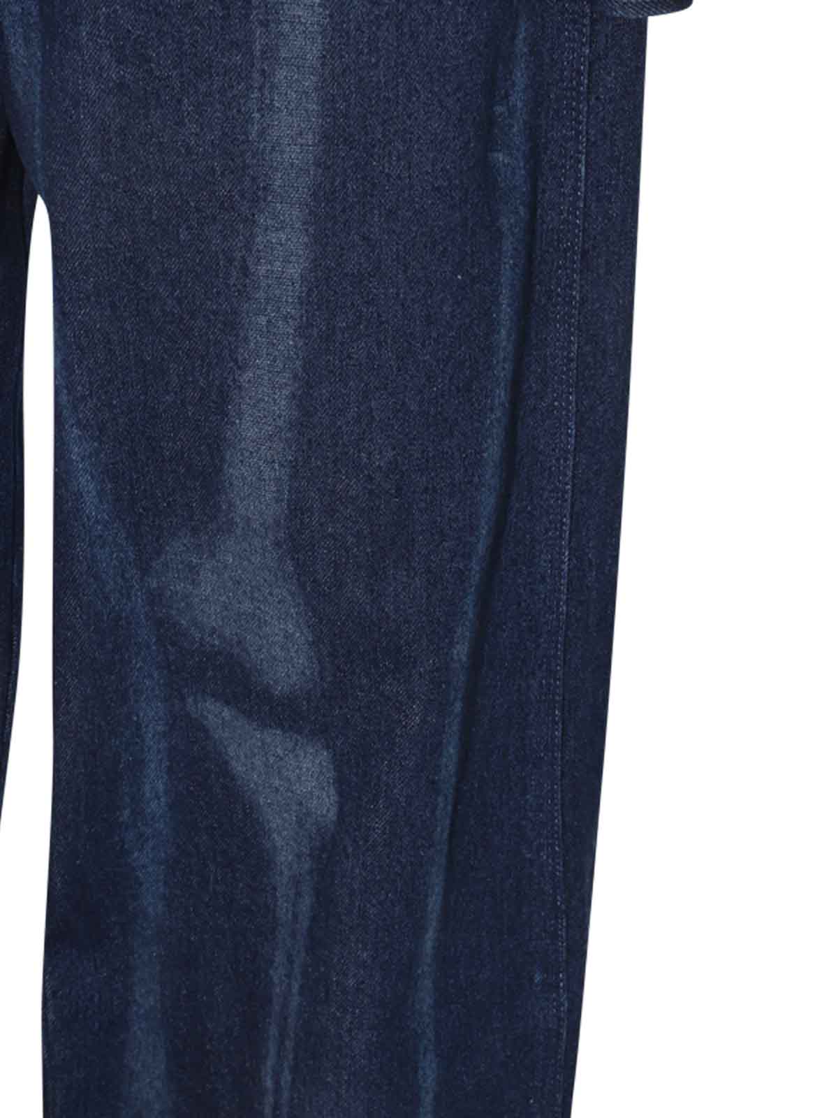 Off-White Blue denim body scan jeans - Blue | OMYA173S23DEN0016900