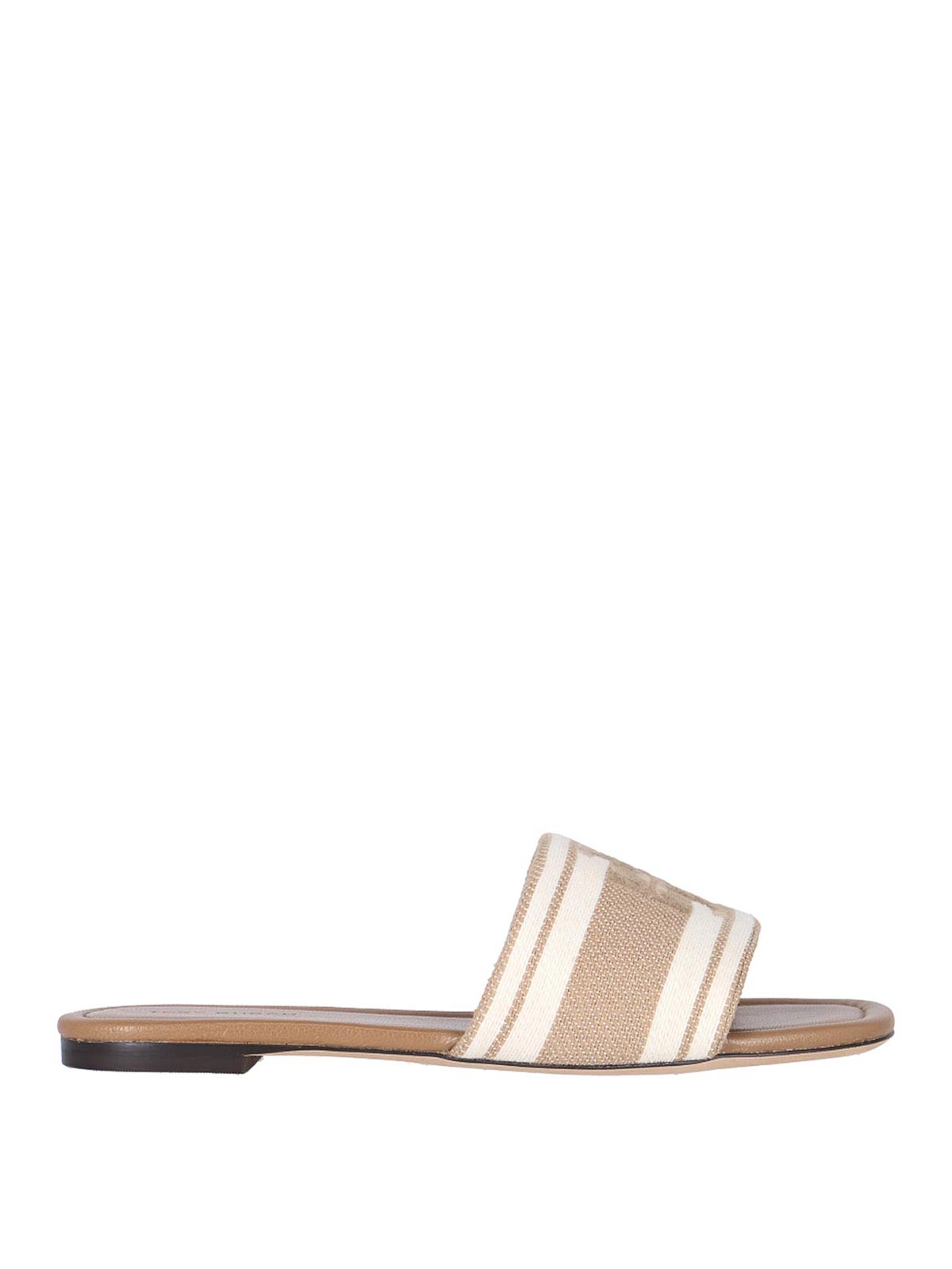 Sandals Tory Burch - Logo slide sandals - 150686250 | Shop online at THEBS