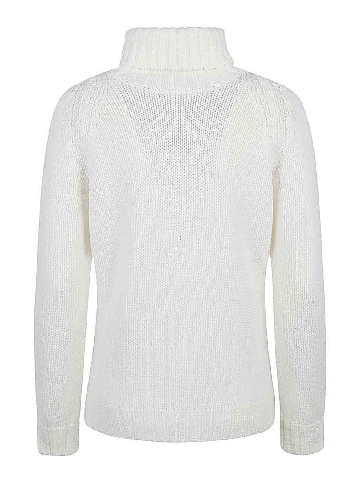 Col roulé & Col polo Base - Pull Col Roulé - Blanc - B8238251201