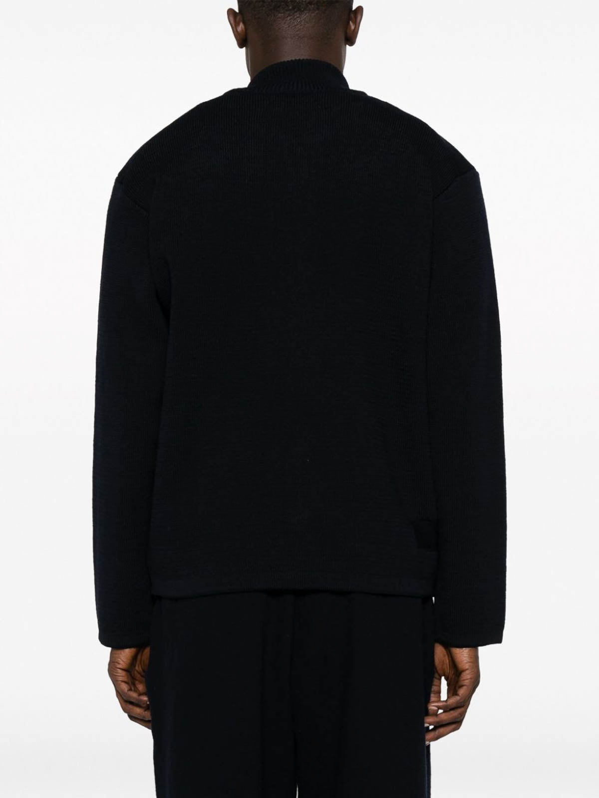 Universal Works Wool blend cardigan - Blue - Men | 29456NAVY
