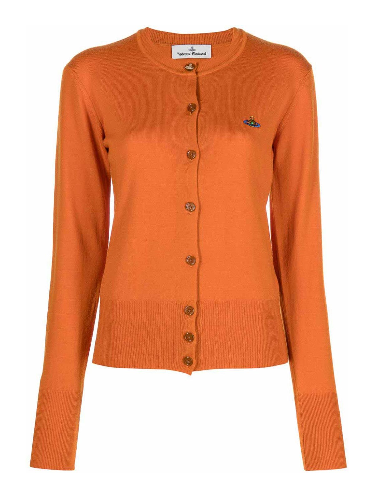 Vivienne Westwood Logo cardigan - Orange | 1803002PY0006F410