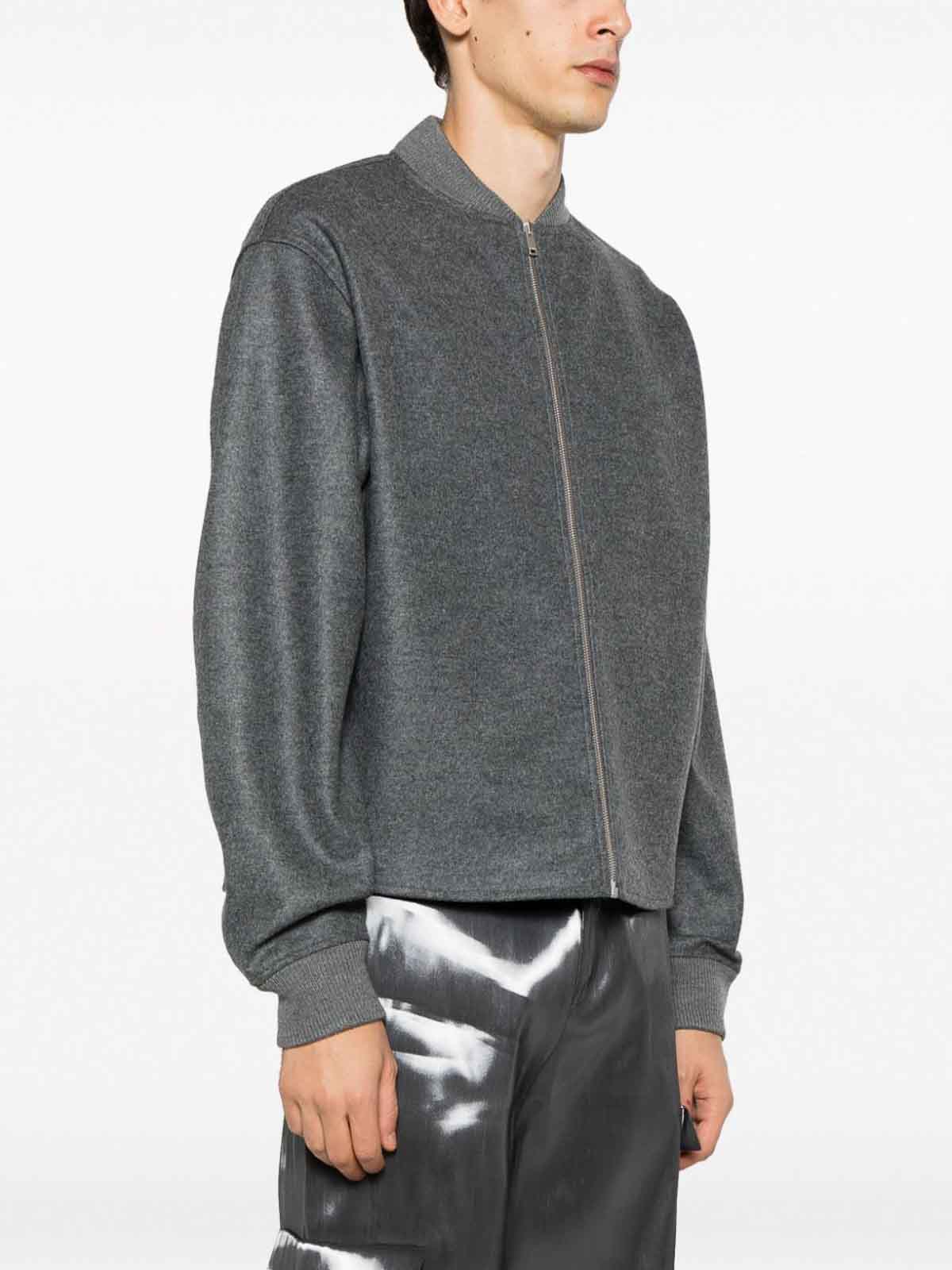 Jil Sander Wool bomber jacket - Grey - Men | J22HG0102J40045032