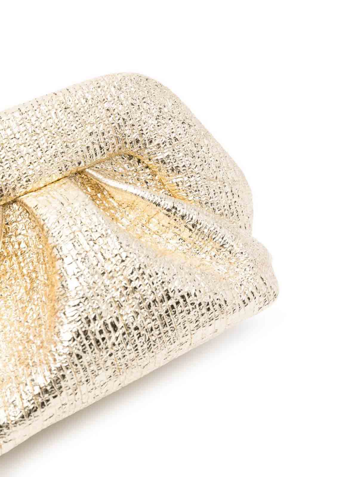 Cross body bags Themoirè - Gea laminated eco leather clutch bag - TMFW23GCRL19GEAGOLD