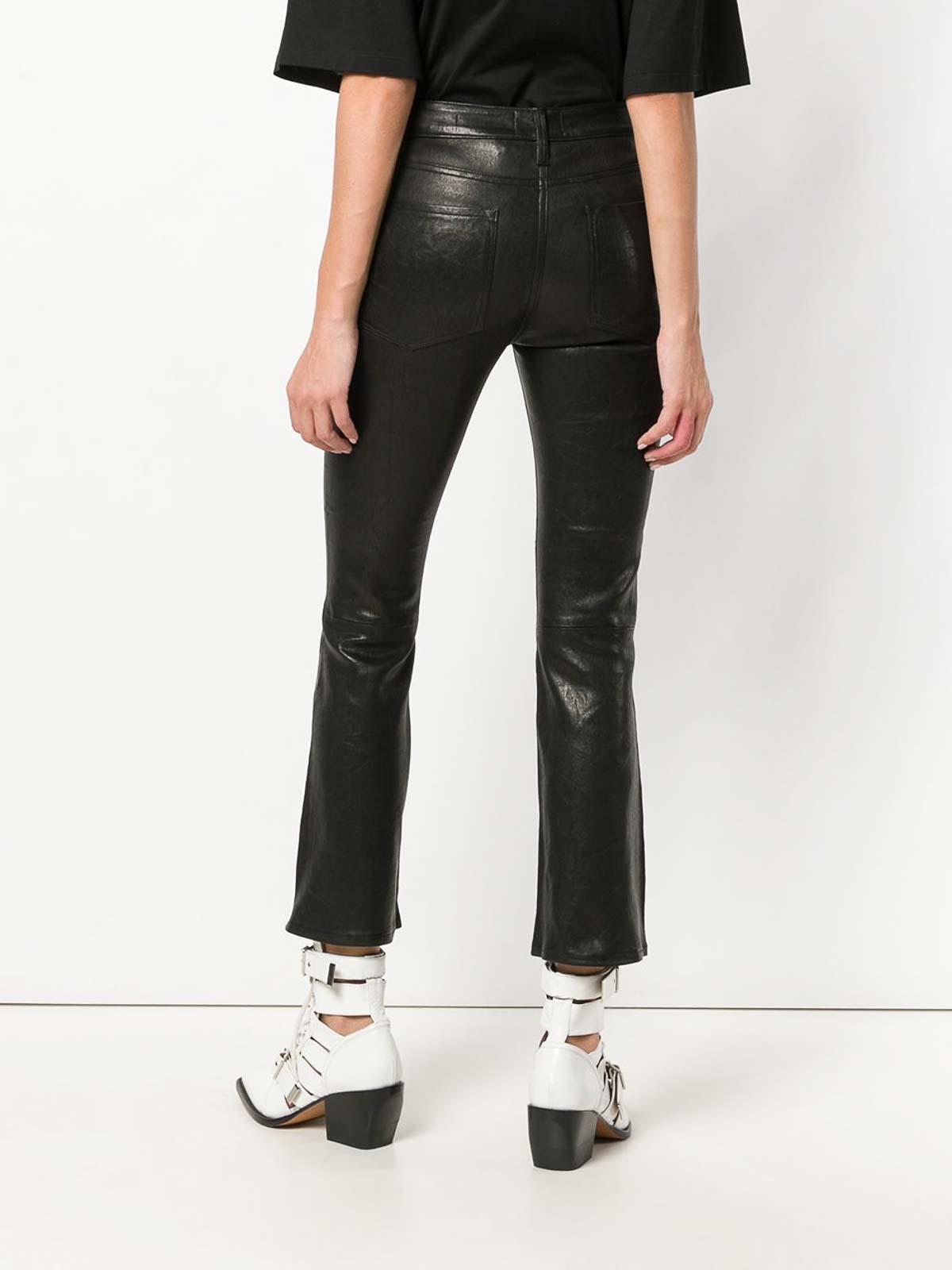 Casual trousers Frame - Le crop mini boot - LWLT0171WASHED
