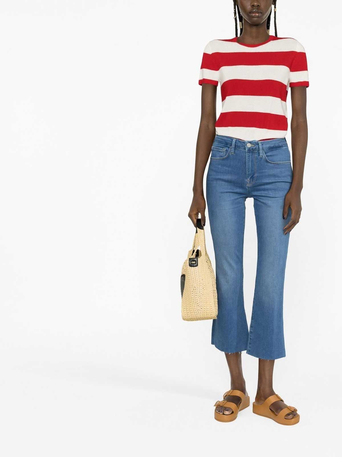 Frame Le crop mini boot - Light Wash - Women | LCMBRA416ARNDL