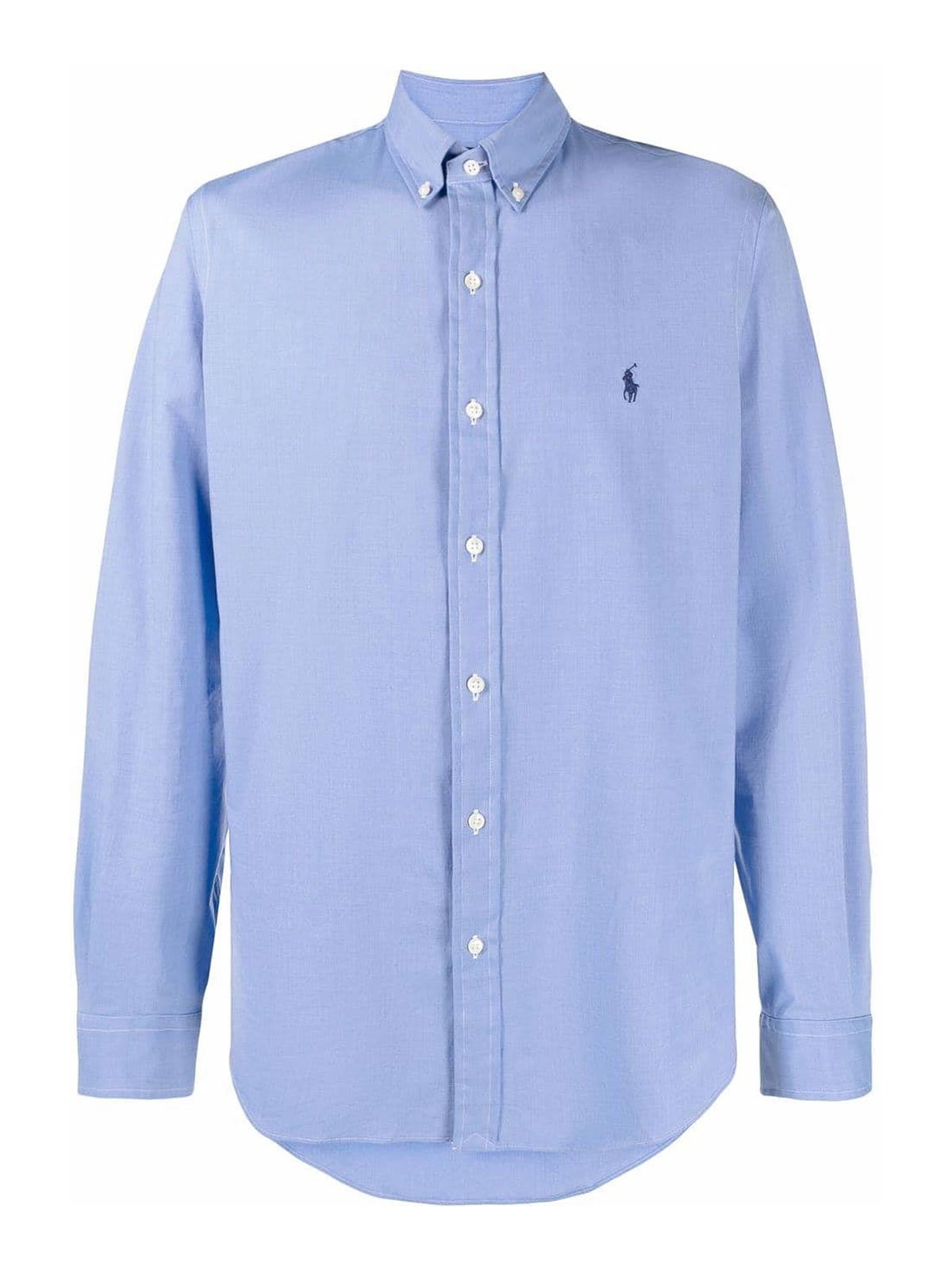 Polo Ralph Lauren Blue button-down shirt polo pony ...