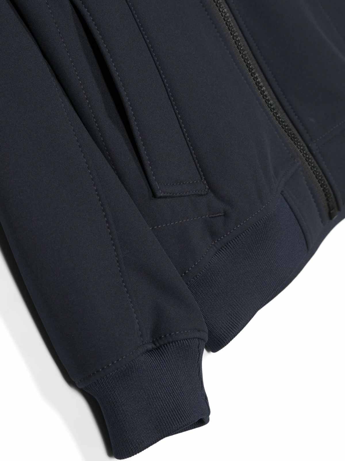 Casual jackets Stone Island - Compass zip jacket - 7916Q0122V0020NAVYBLUET