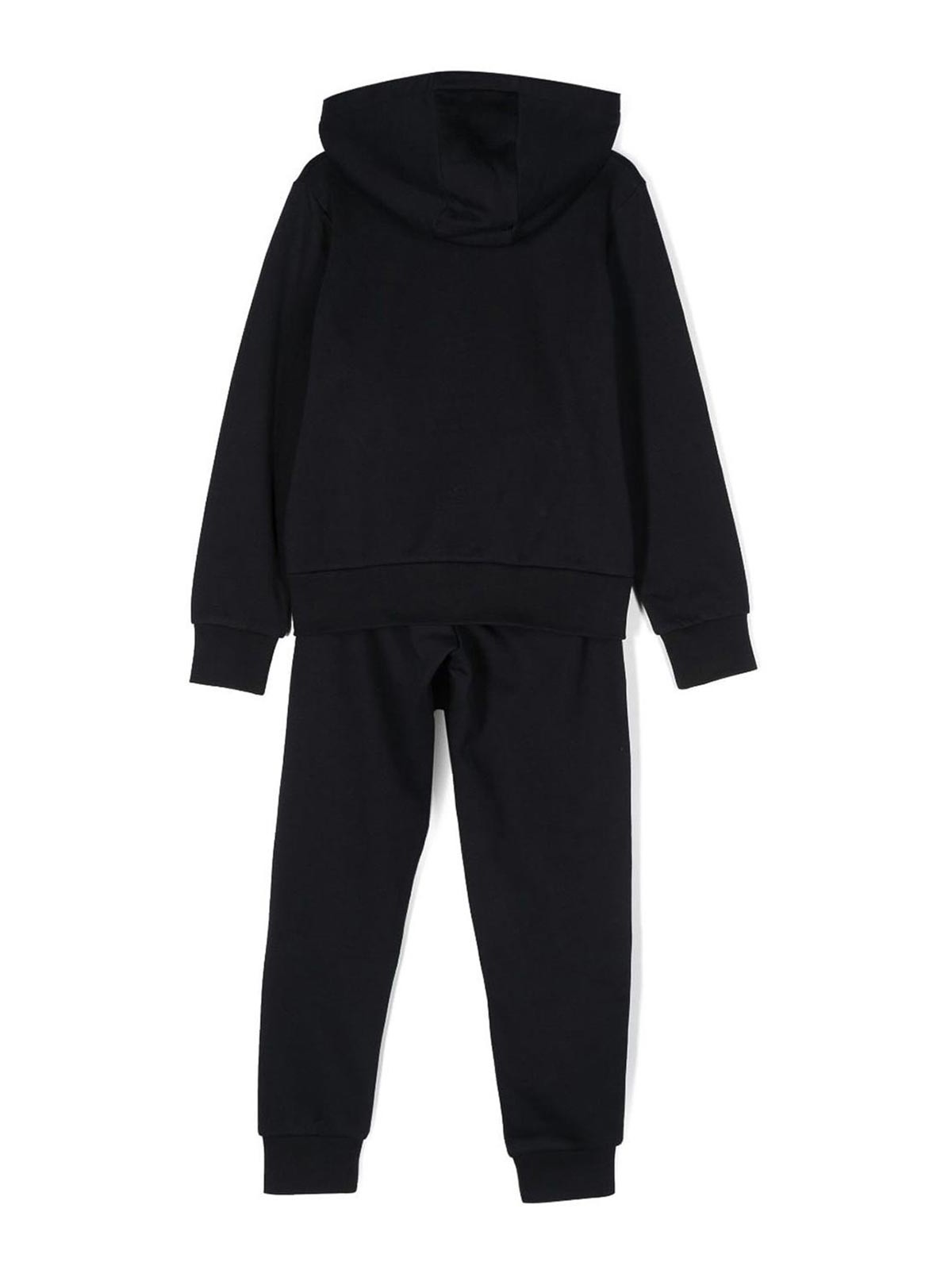 Tracksuit bottoms Moncler Jr - Navy tracksuit, chest logo - 8M00013899PS778