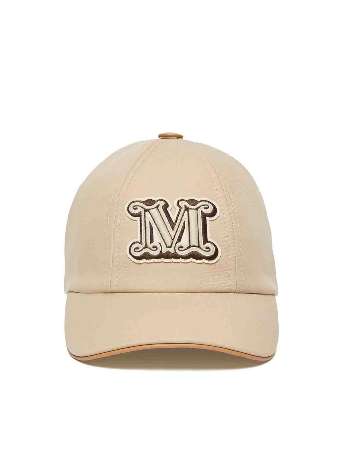 Max Mara Free baseball cap - Camel - Women | 457108410600002