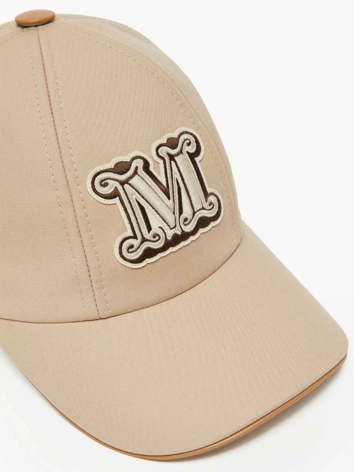 Max Mara Free baseball cap - Camel - Women | 457108410600002