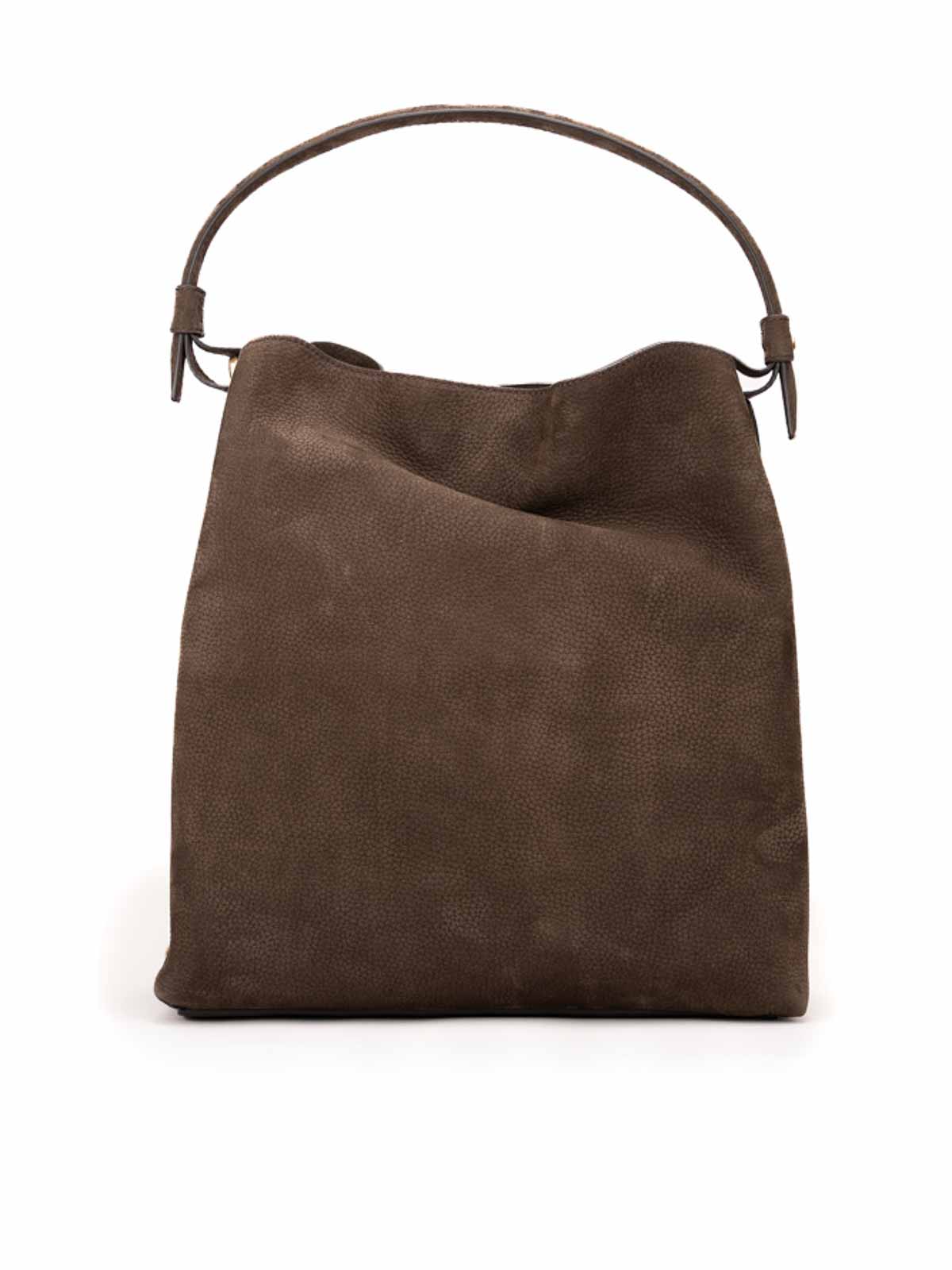 Orciani Muse nabucco ball shoulder bag in nubuck|B02145NBBTMO