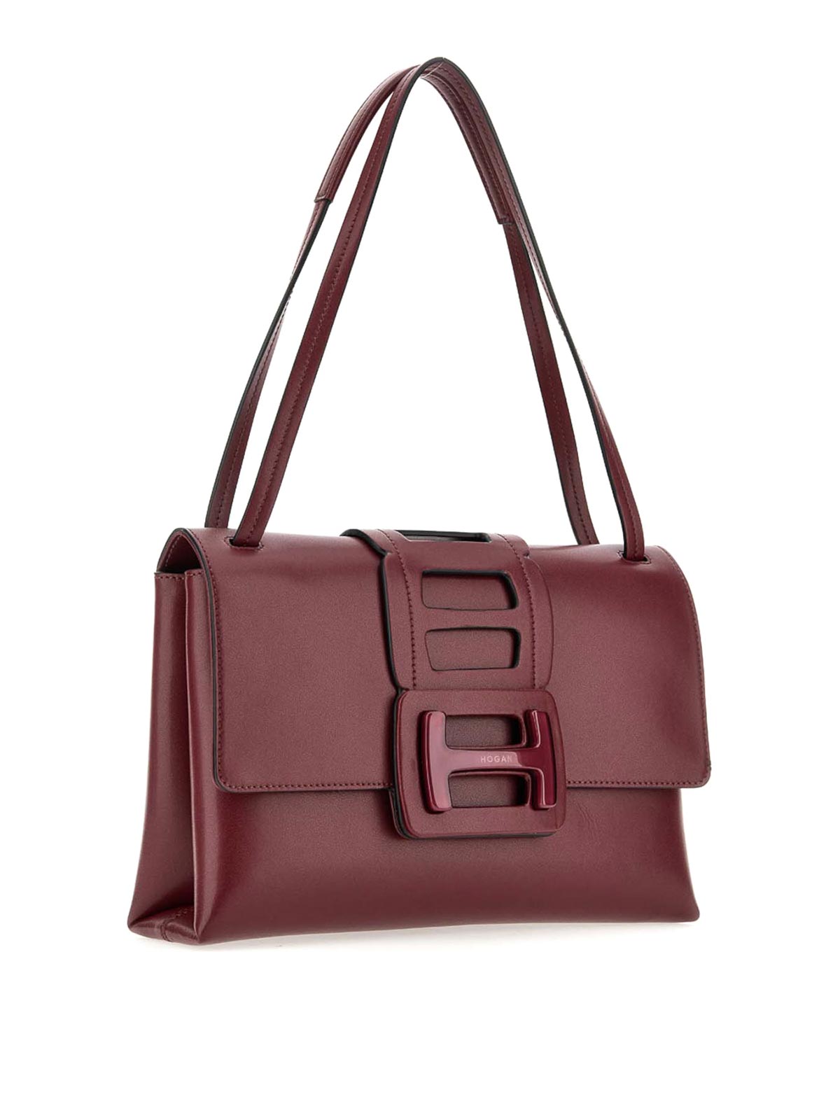 Hogan Leather bag - Dark Red - Women | KBW01M00300S79R600