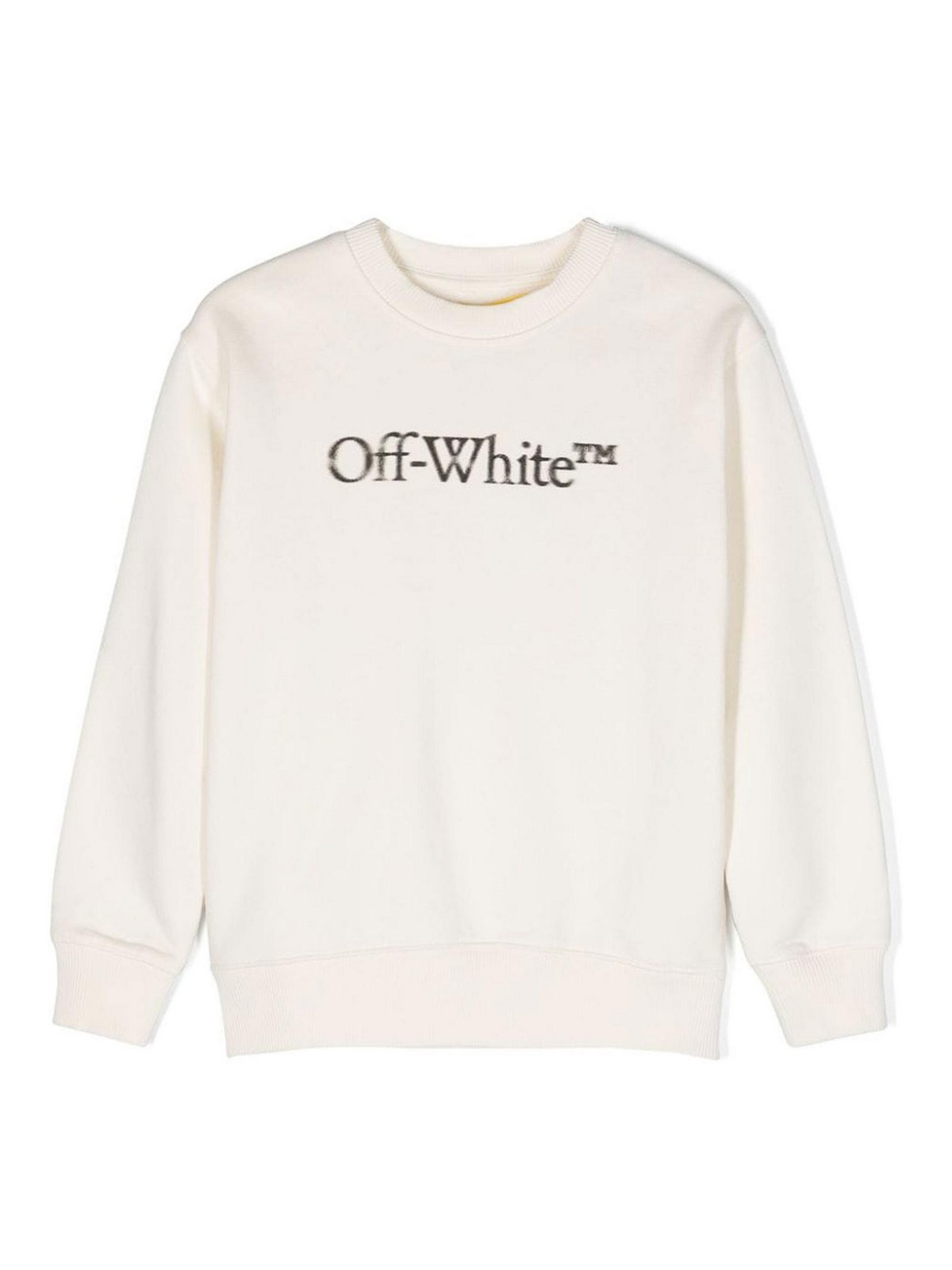 Off-White Logo-Patch Sweatshirt - Black | OBBA001F23FLE0080310O