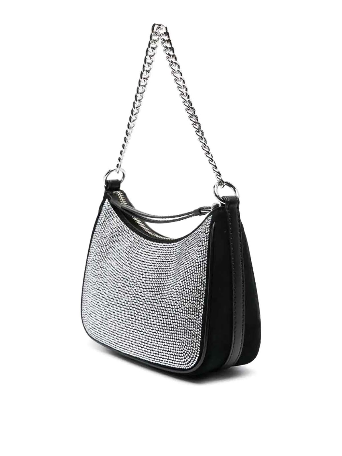 Michael Kors Sm chain pouchette - Black - Women | 32H3SJ6C1S001