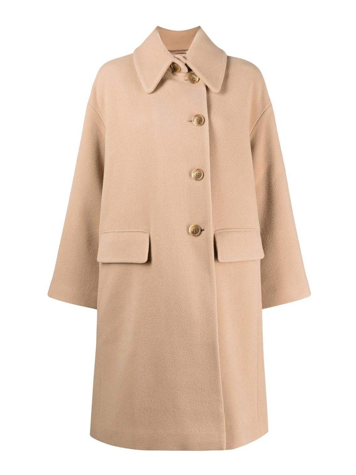 Emporio Armani Wool coat - Brown - Women | H4NL1GE9907401