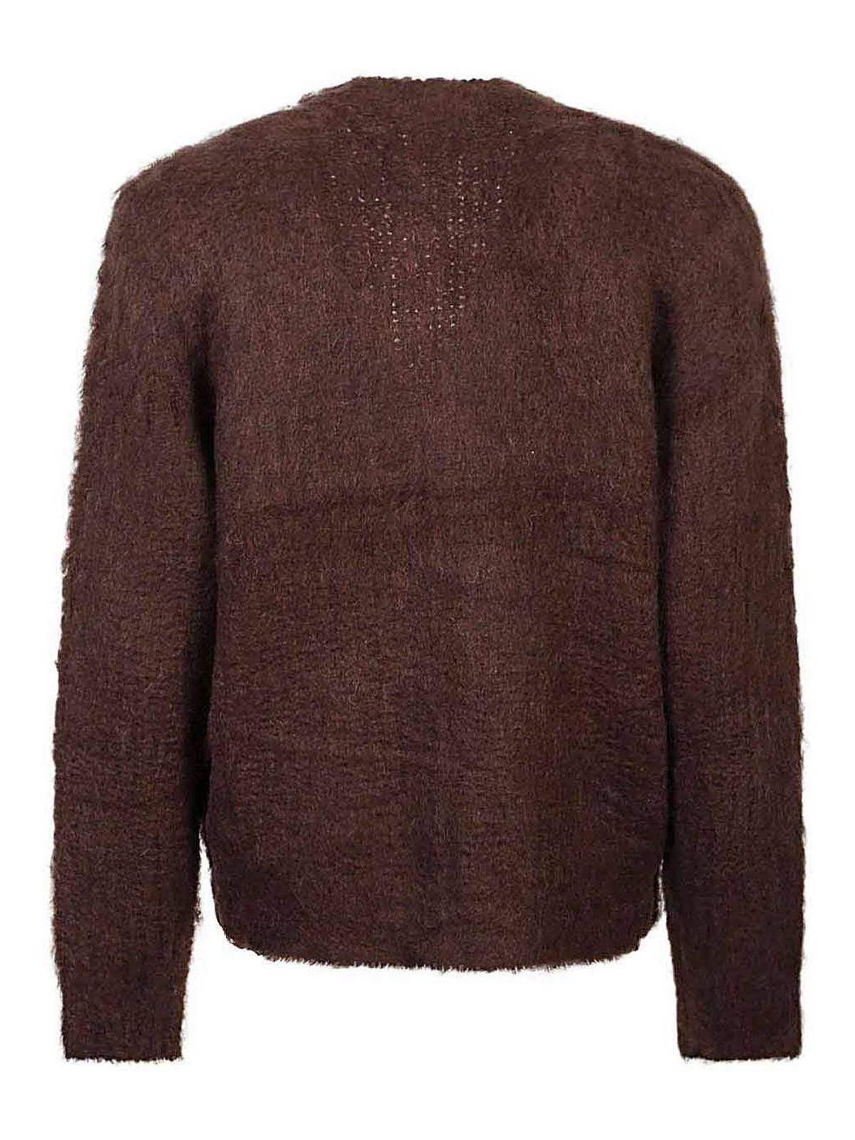 Obey Patron cardigan - Brown - Men | 151010025JVA | thebs.com