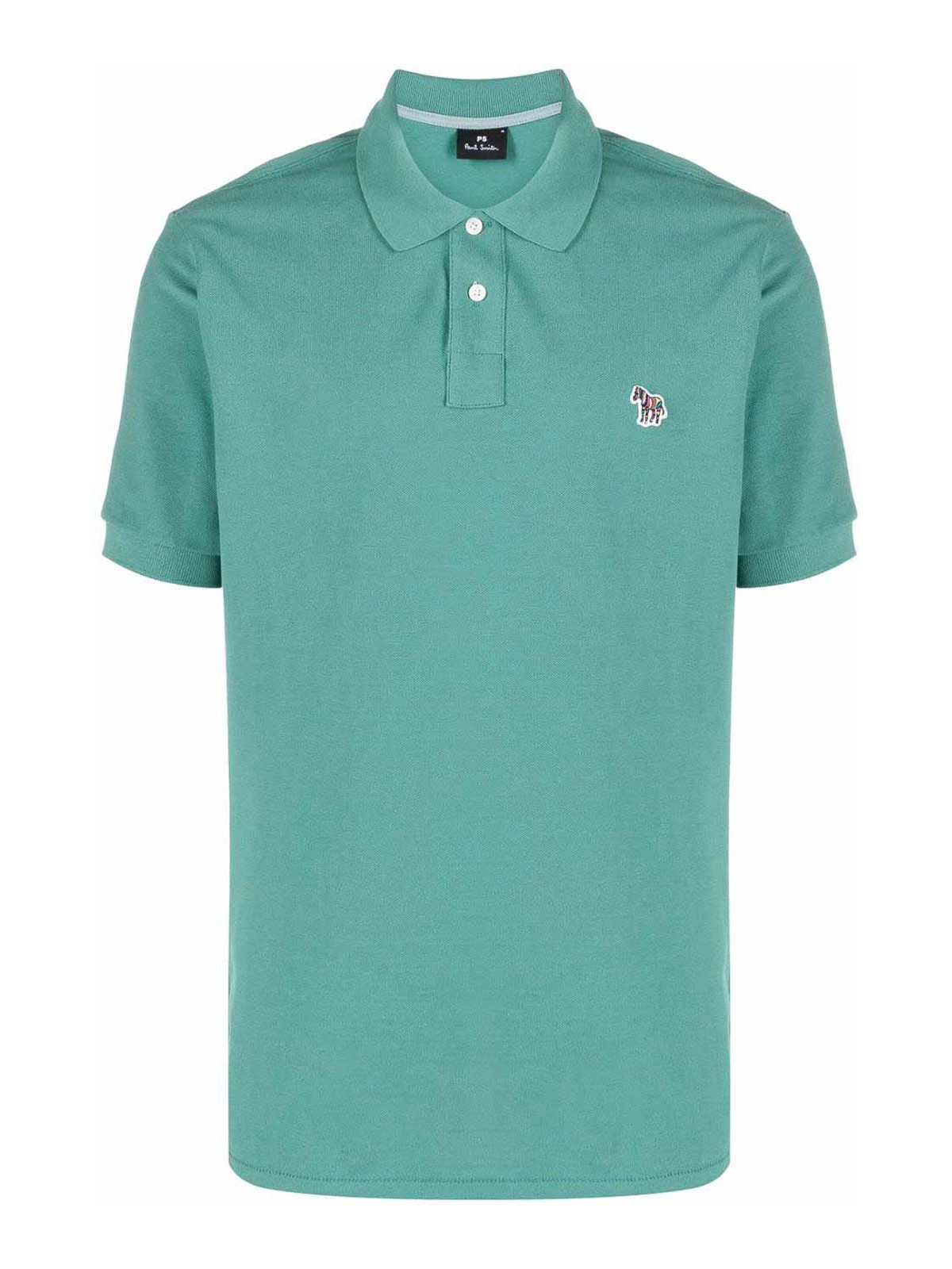 Ps by Paul Smith Logo cotton polo shirt - Green | M2R183KZL2006737C