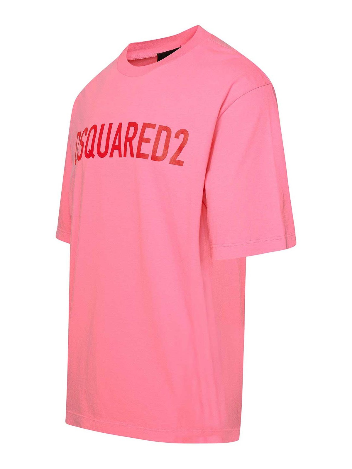 T-shirts Dsquared2 - Pink cotton t-shirt - S74GD1197D20004243 | thebs.com