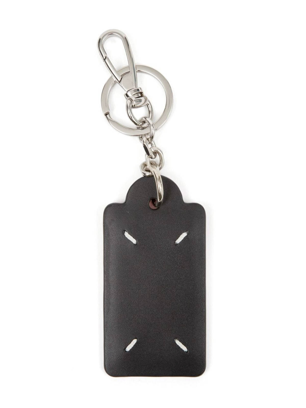 Key holders Maison Margiela - Four stitch-logo leather key chain ...