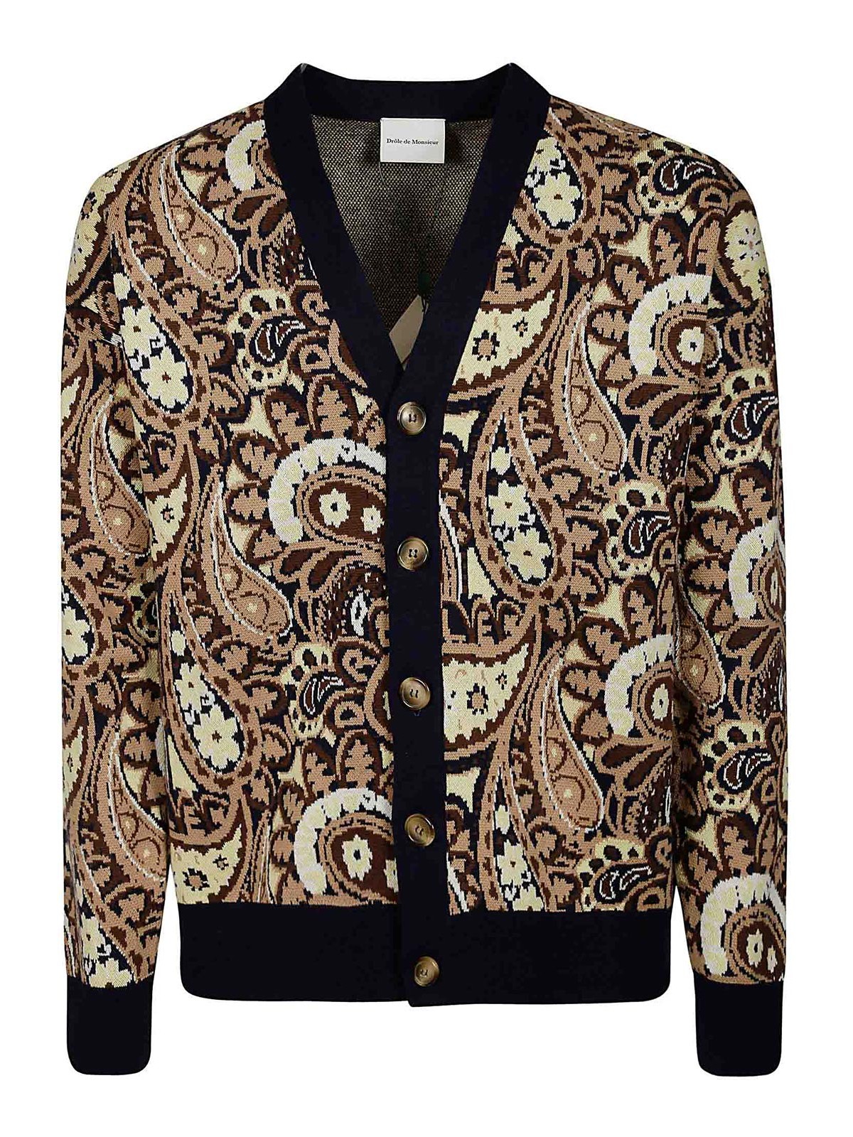 Cardigans Drôle de Monsieur - paisley cardigan - CCA115CO081NYNY