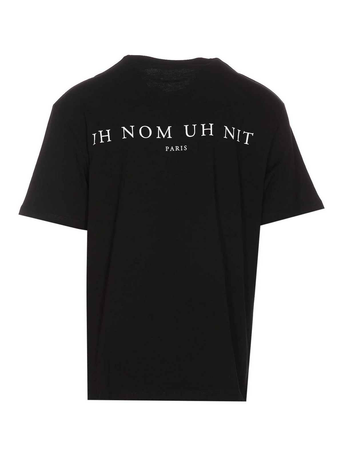 T-shirts Ih Nom Uh Nit - Black t-shirt crewneck frontal print logo ...