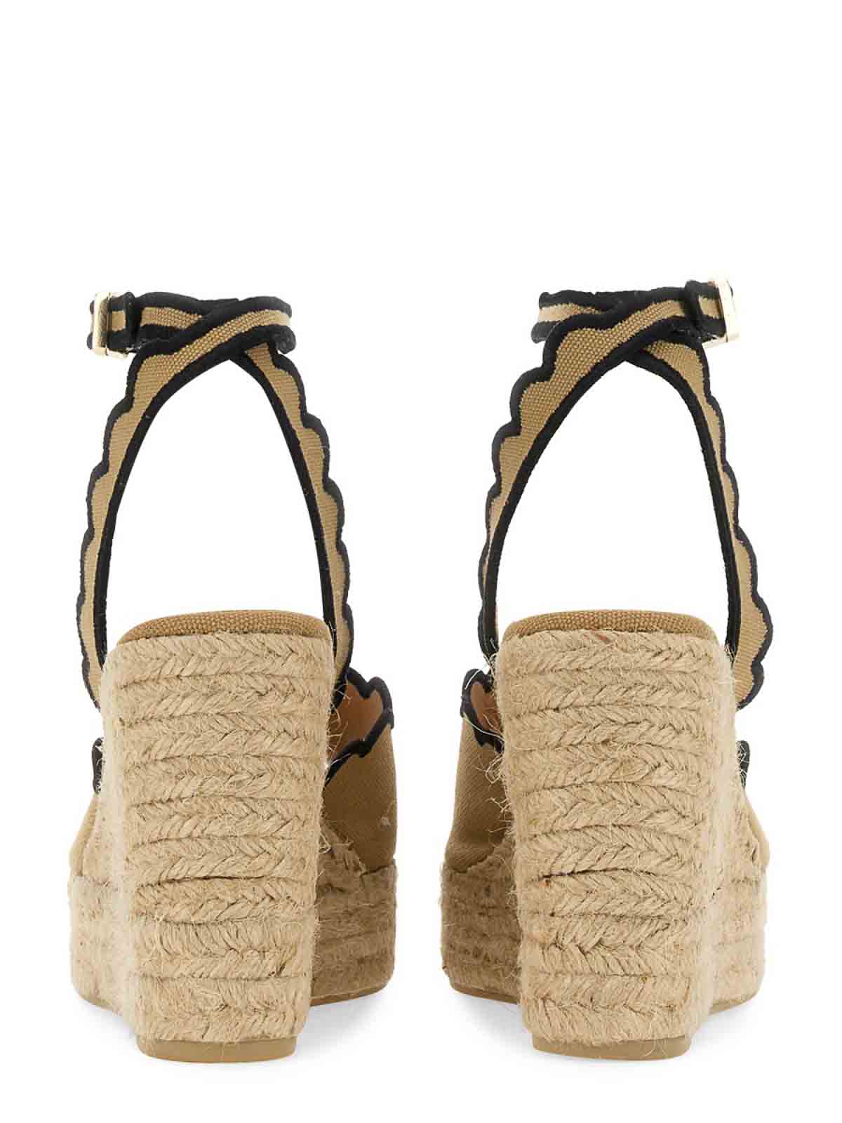 Castaner Wedge sandals - Brown - Women | BRINI8ED080TIERRA