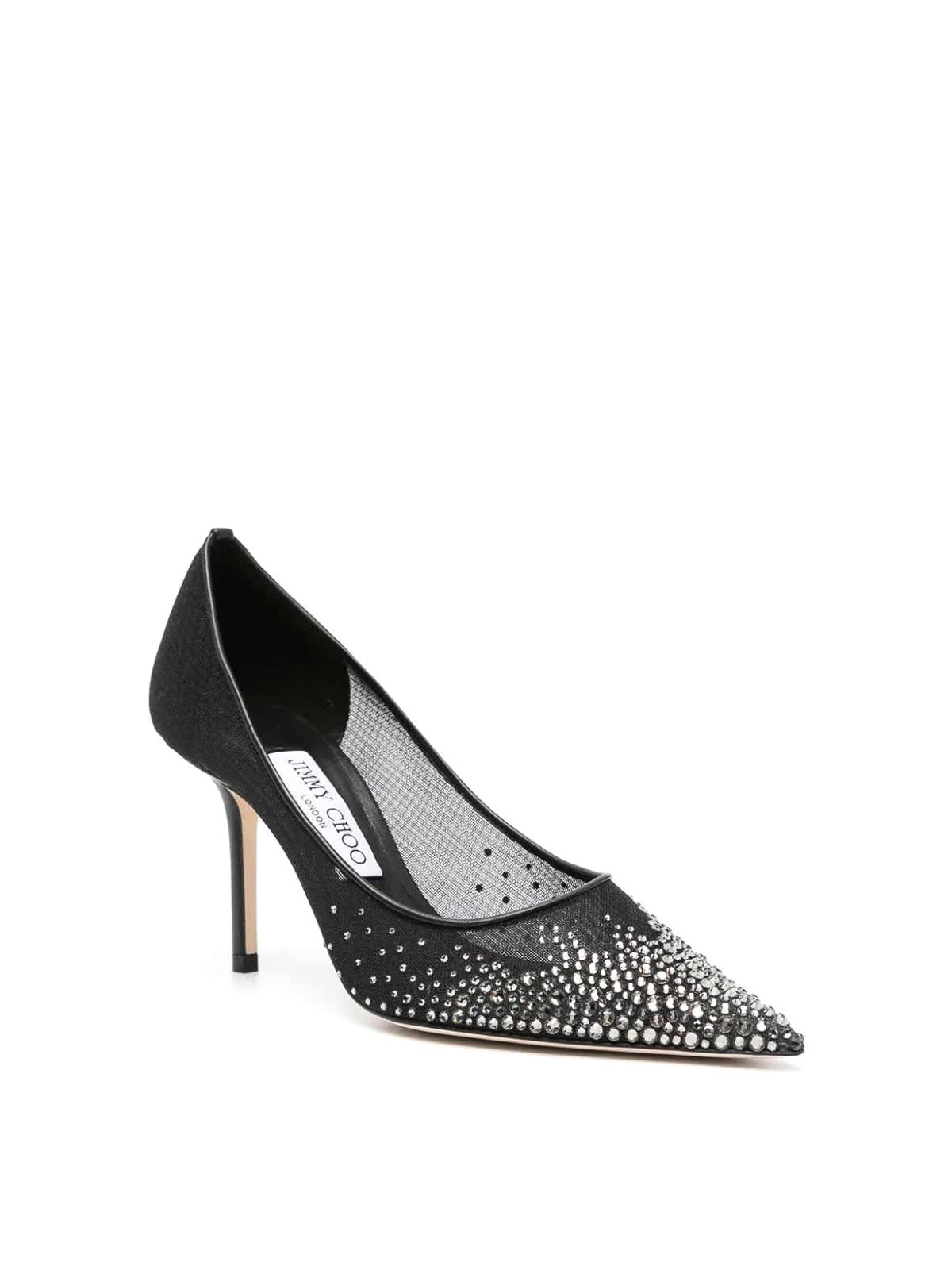 Jimmy Choo Mesh court shoes - Black - Women | LOVE85NYTBLACK