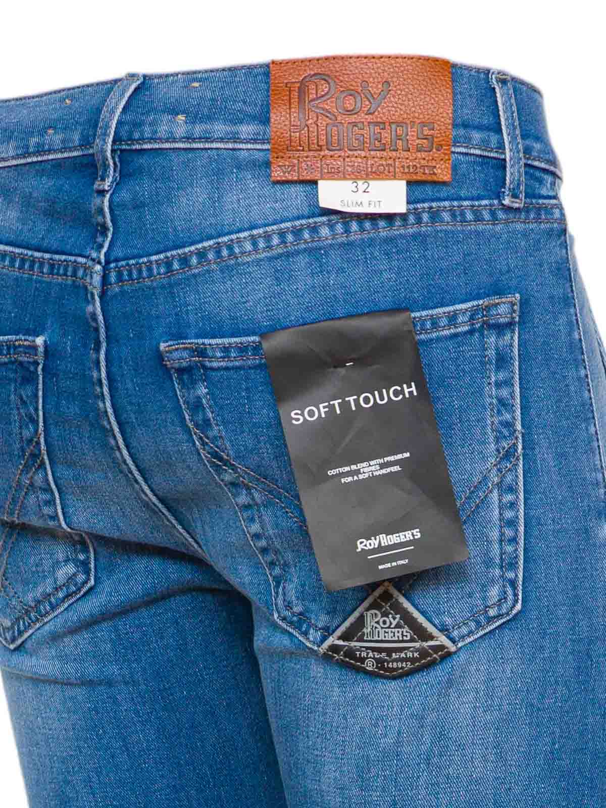 Roy Roger's Straight leg jeans - Dark Blue | RRU006D4630148999