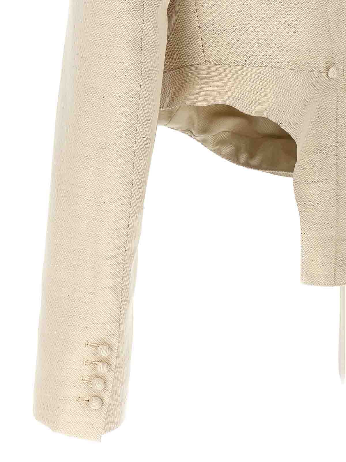 Casual jackets Stella Mccartney - Micro Tail Crop Jacket - 6501023DU5509500