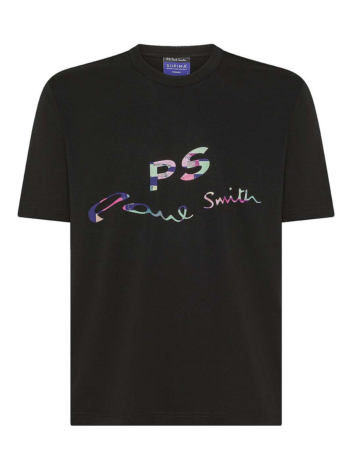 Paul Smith T-Shirt With Logo Label - Black - Men | M2R731YMP454179