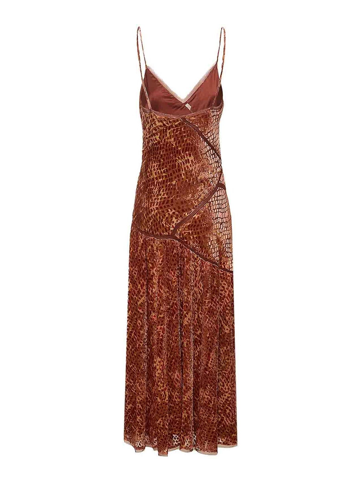 Ulla Johnson Velvet Dress With Moir Pattern - Red | FA230126SIE
