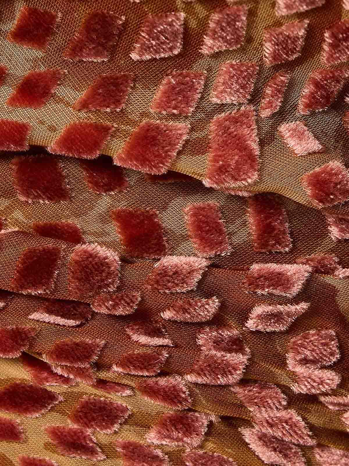 Ulla Johnson Velvet Dress With Moir Pattern - Red | FA230126SIE