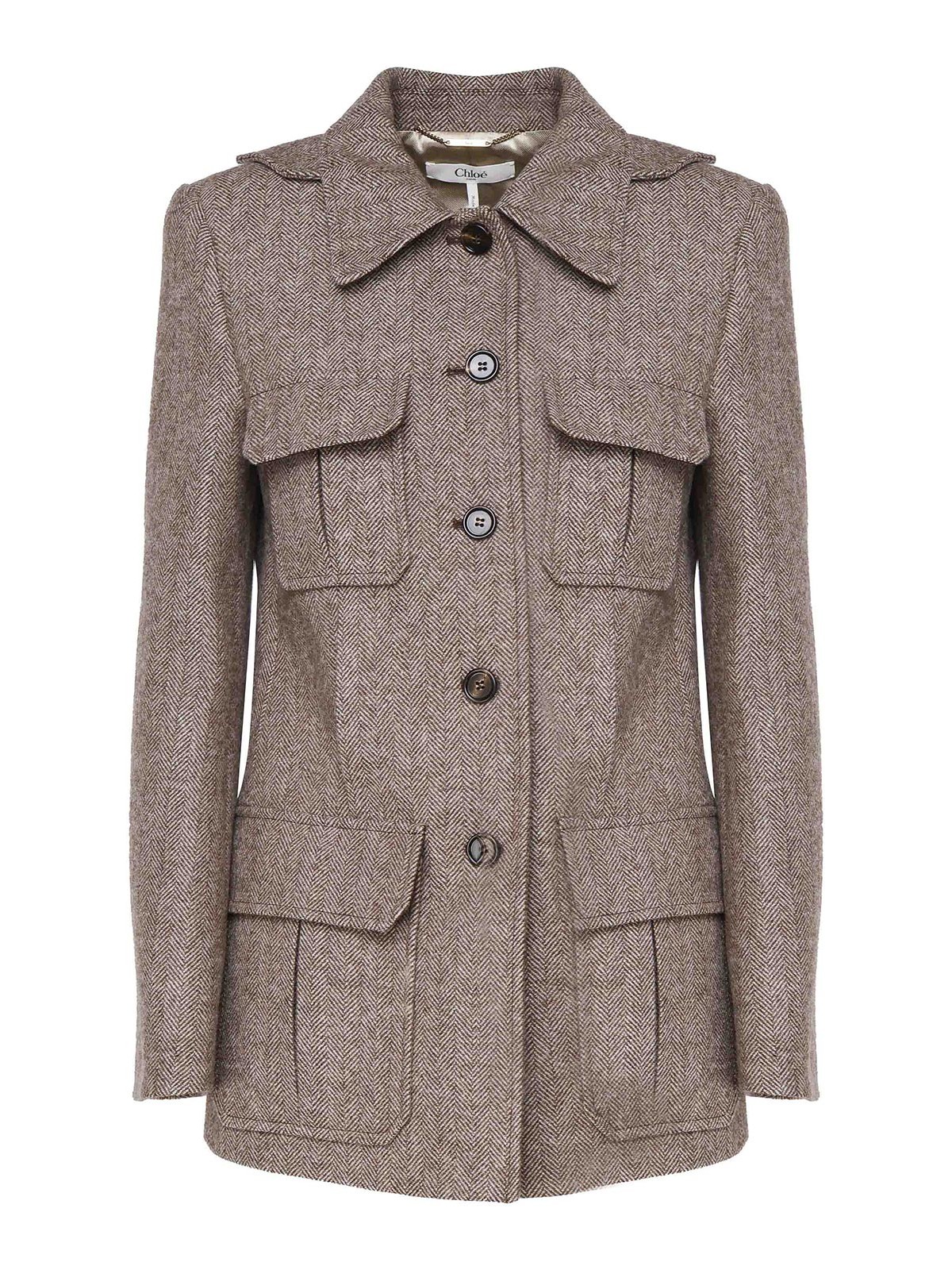 Casual jackets Chloe' - Wool Jacket - CHC24WVE03190232 | thebs.com